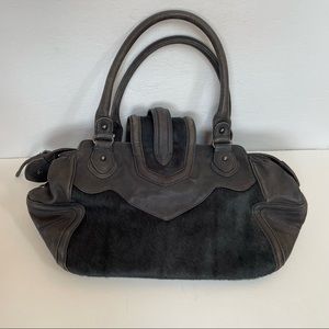 Botkier | Bags | Botkier Satchel Shoulder Bag Deep Grey Brown With ...